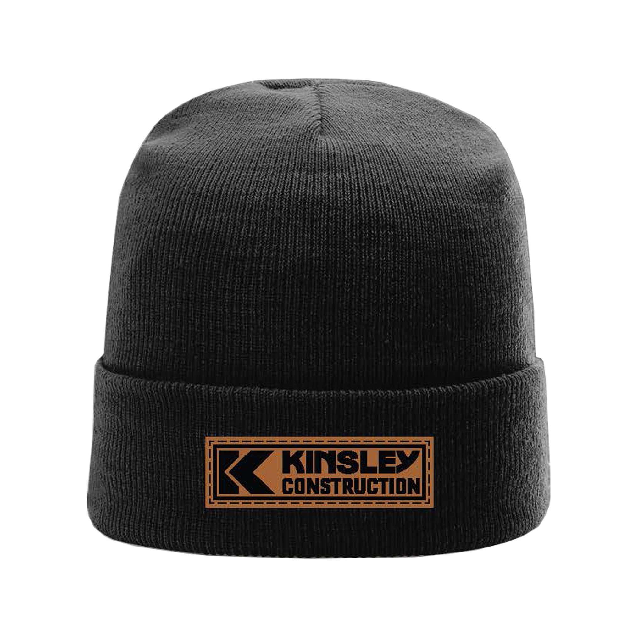 Black Cuffed Beanie – Kinsley Construction Pop Up Shop